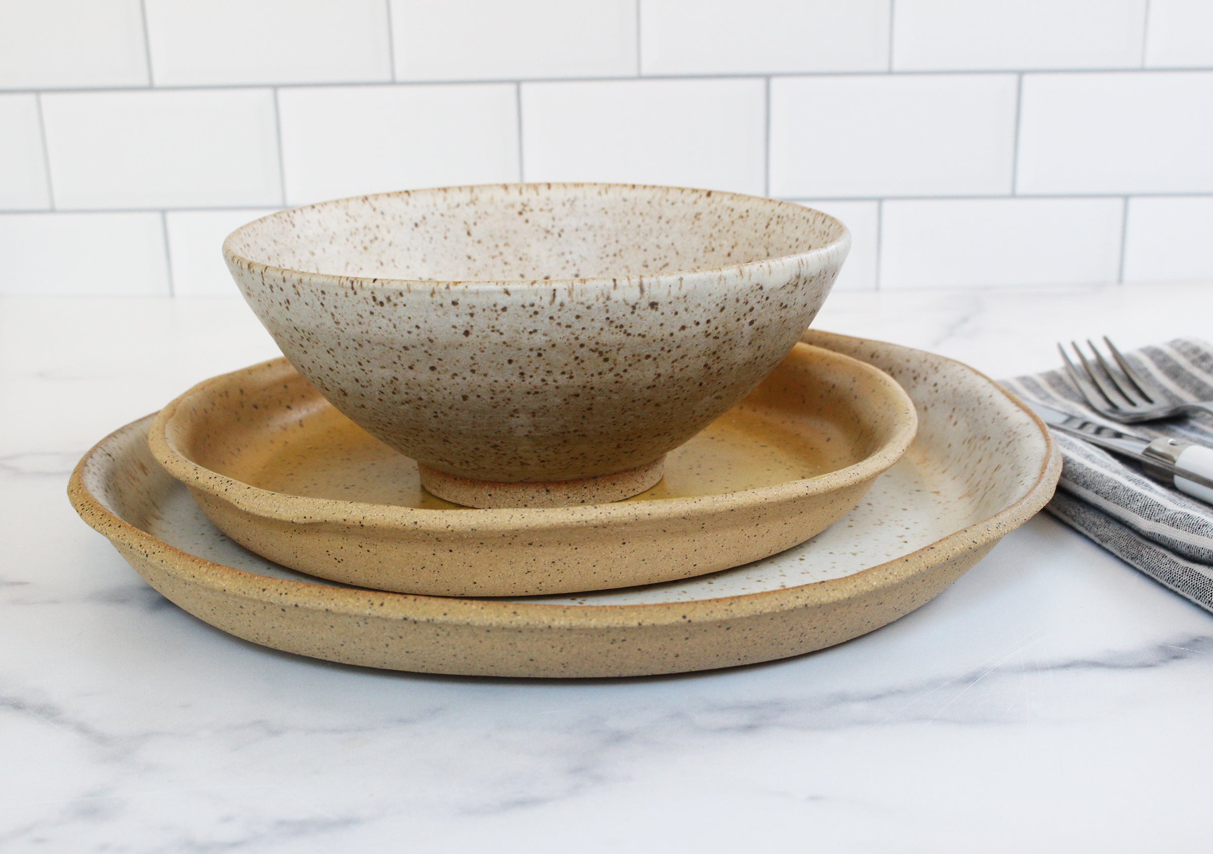 Via Luma Pottery - handmade speckled stoneware made in Bend, Oregon